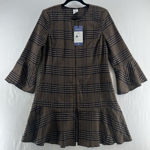 CAbi | Dresses | Cabi 392 Flounce Jacket Womens S Zip Up Bell Sleeve ...